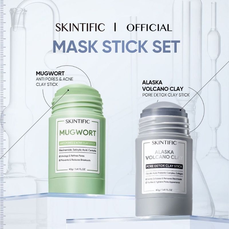 Jual Skintific Mask Stick Set (Mugwort dan Alaska) | Shopee Indonesia