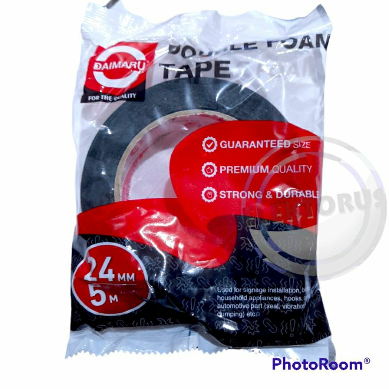 Jual Double Tape Foam 24mm DAIMARU Isolasi Busa Bolak Balik | Shopee Indonesia