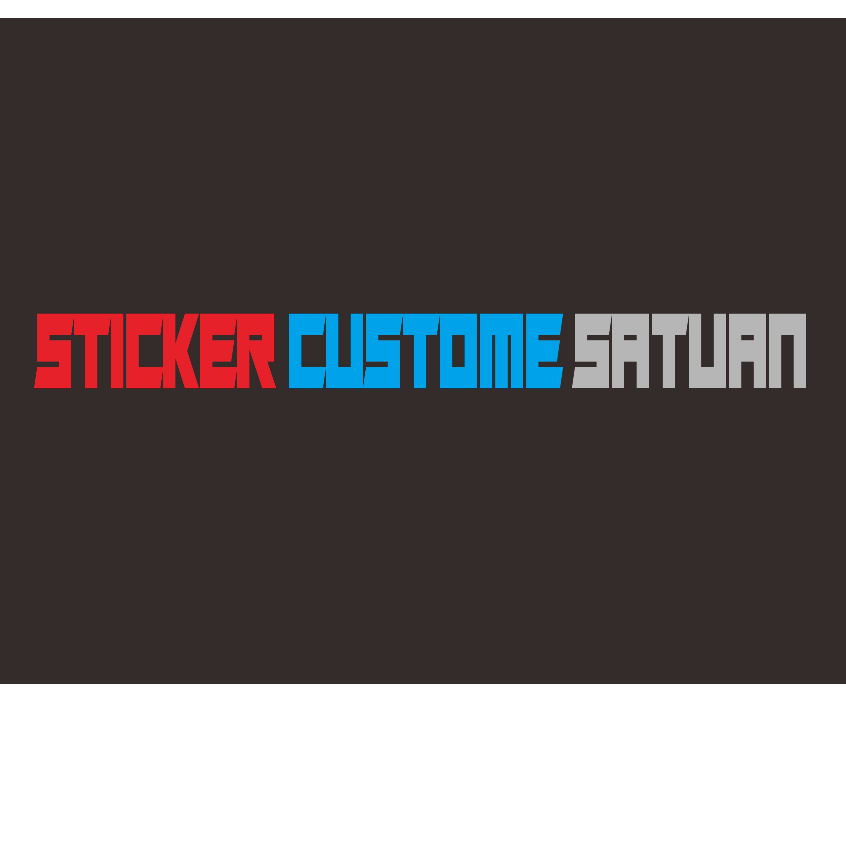 Jual Stiker Custome Satuan - Sticker Satuan Custome | Shopee Indonesia