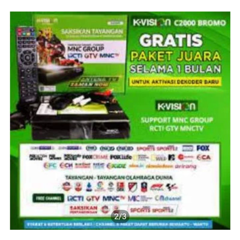 Jual receiver kvision bromo c2000 | Shopee Indonesia
