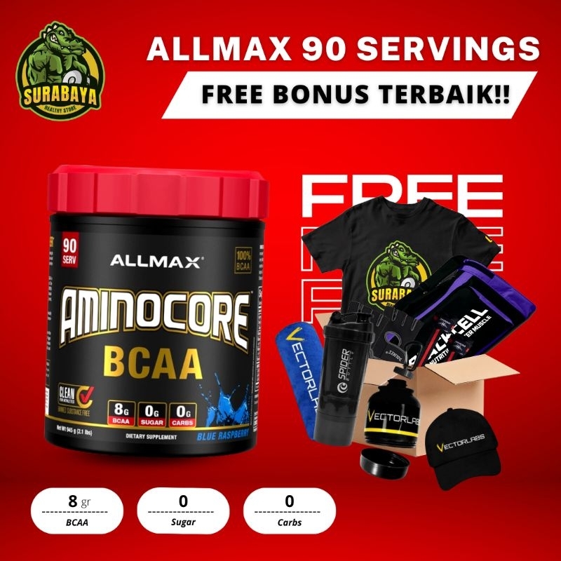 Jual Allmax Aminocore 90 Serving x 8 Gram BCAA | Shopee Indonesia
