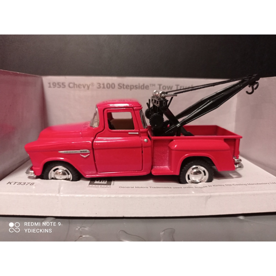 Jual Diecast Kinsmart 1955 Chevy Stepside Pick-Up - Tow Truck - Red ...