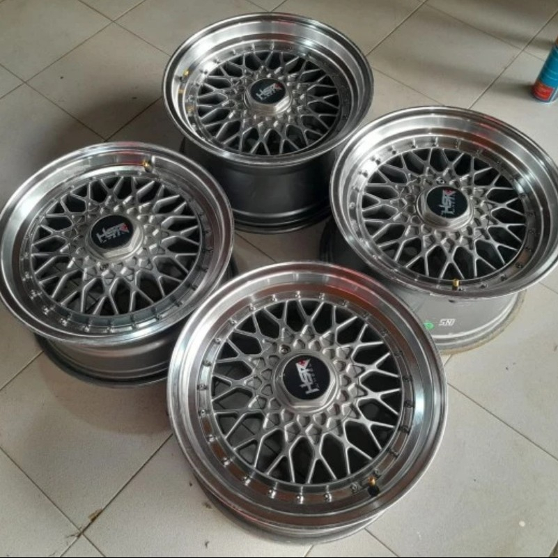 Jual VELG SEKEN BBS RS RING 15X7/8 LUBANG 4 PCD 4X100/4X114 | Shopee Indonesia