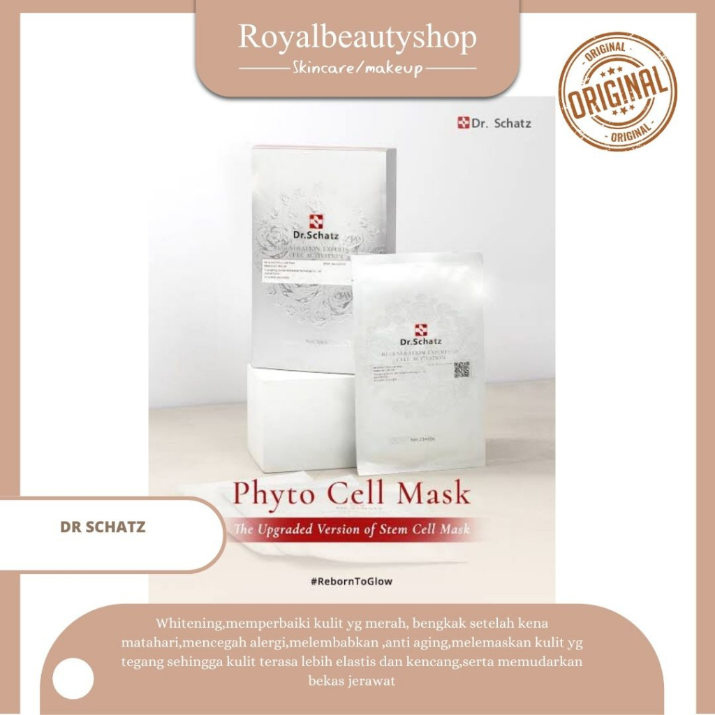 Jual (DISTRIBUTOR RESMI) BPOM DRSCHARTZ APPLE STEMCELL MASK PHYTO CELL MASK DRschatz Mask SCHATZ ...