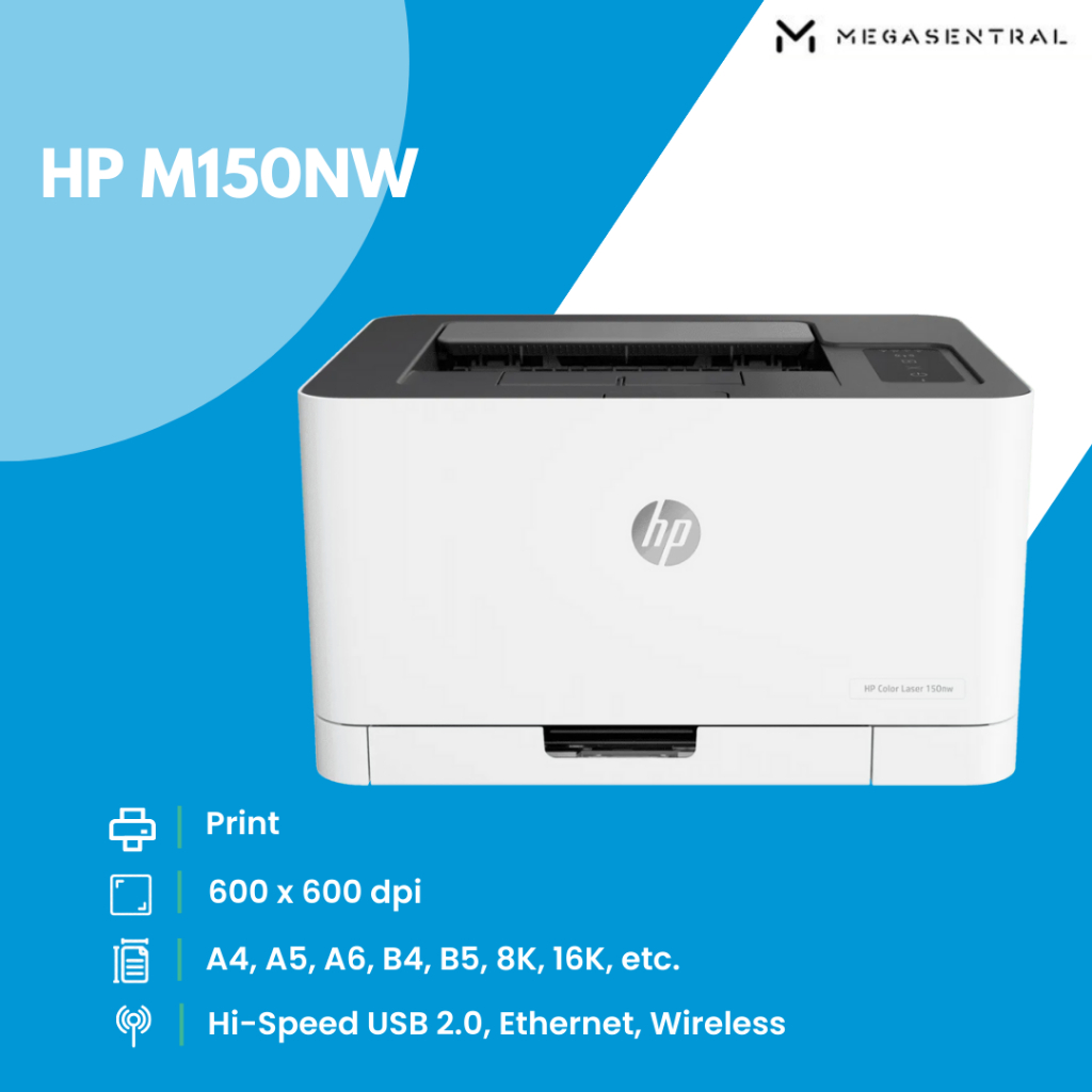 Jual Printer HP Laser Color M150nw Laser Color 150 nw ( 4ZB95A ) RESMI ...
