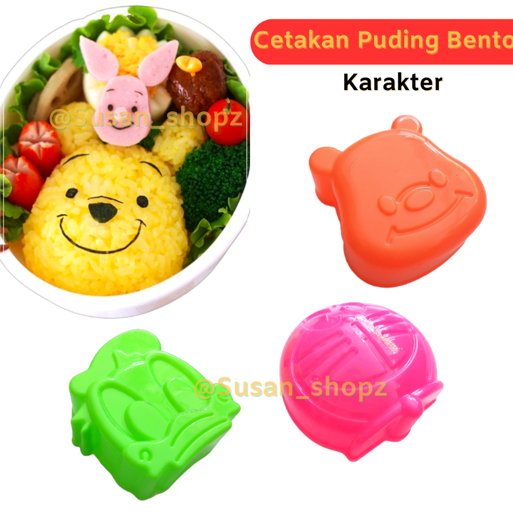 Jual Cetakan Karakter Kartun Untuk Puding Kue Bento | Shopee Indonesia