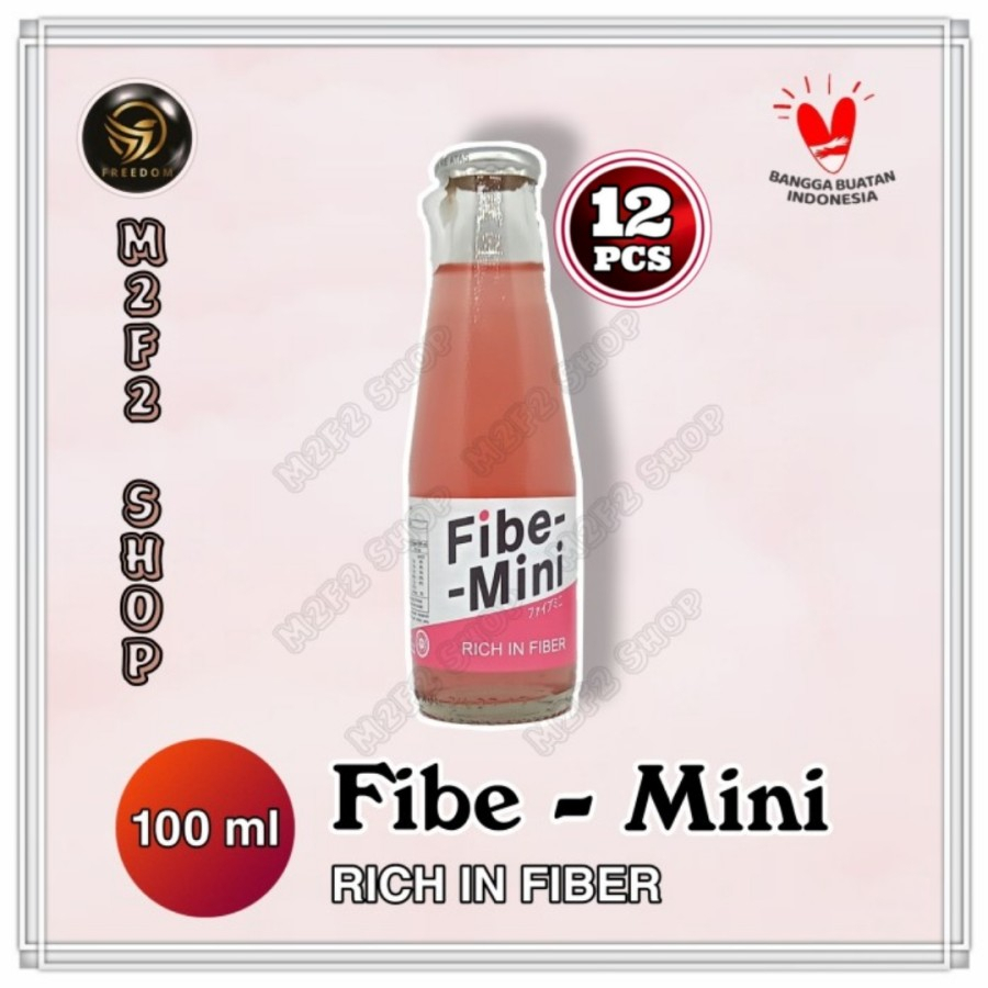Jual Fibe Mini Rich In Fiber Minuman Berserat - 100 ml (Kemasan 12 Pcs ...