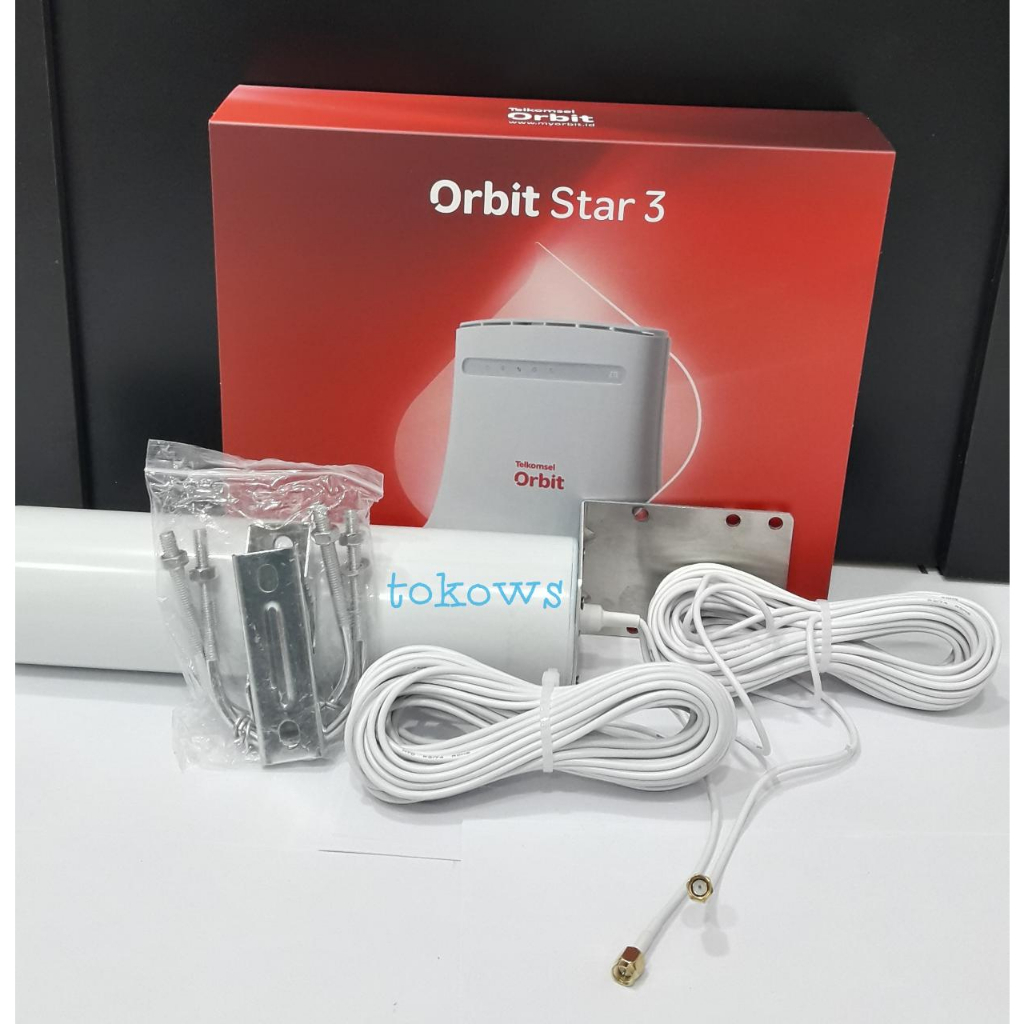 Jual MODEM WIFI ROUTER TELKOMSEL ORBIT STAR 3 ZTE MF283U FREE ANTENA 10 ...