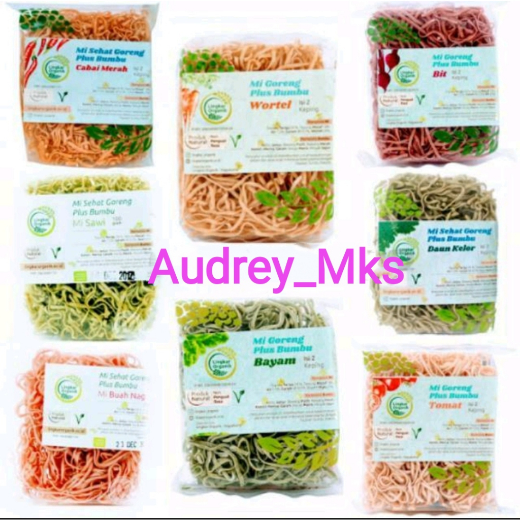 Jual Mie Sehat NON MSG 100gr Goreng Organik Instant Alami Noodle ...