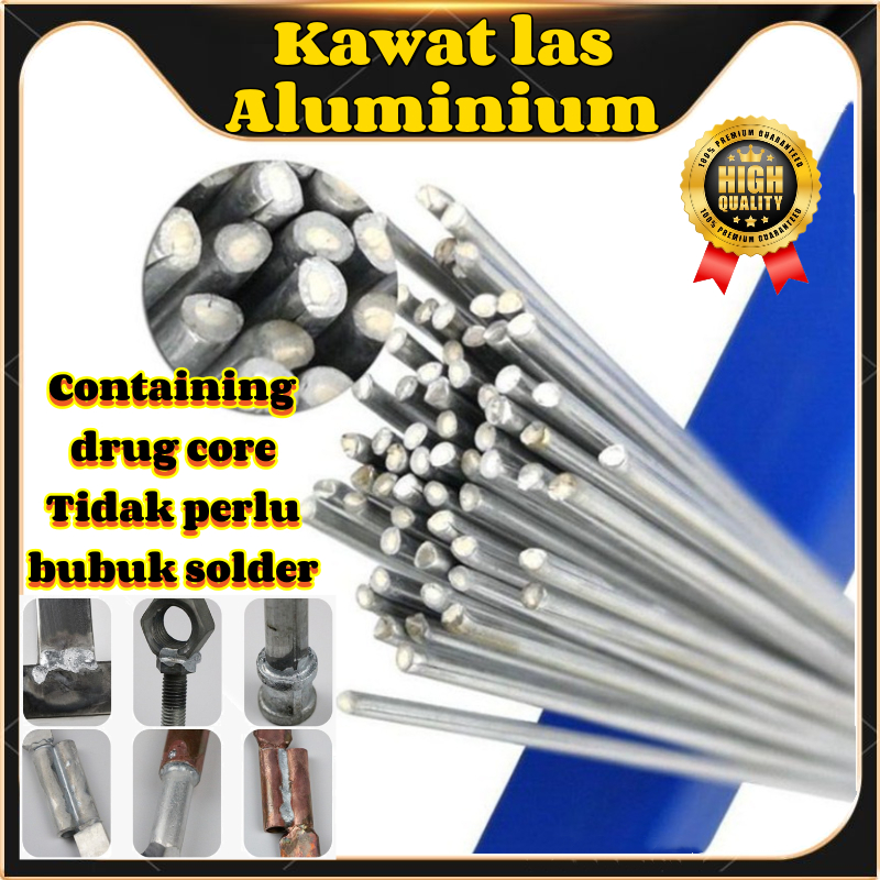 Jual Kawat Las Aluminium 1.6 dan 2mm (Panjang 50 cm) Flux Suhu ...