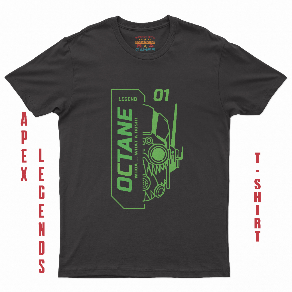 Jual Kaos Gamer Apex Legends Octane Legend Baju Gaming Pria Dan Wanita ...