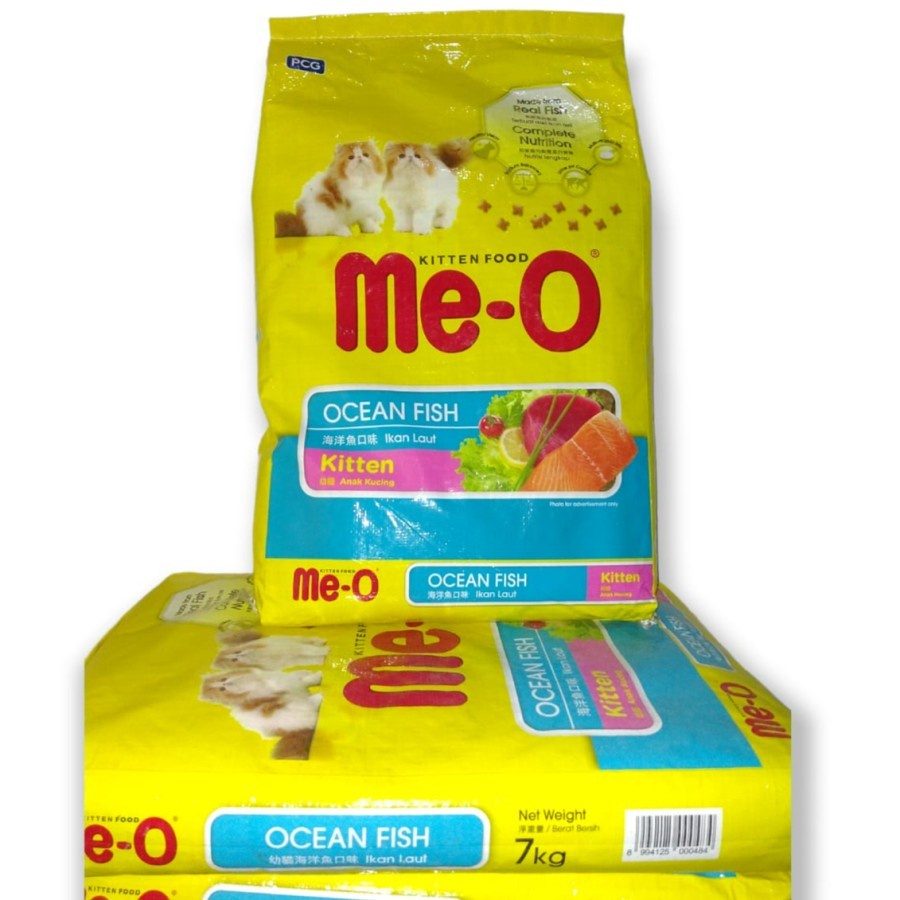 Jual Meo Kitten 7kg Ocean Fish | Me-O Kitten Ocean Fish 7 Kg | Shopee ...