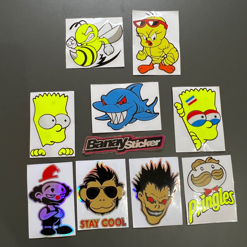 Jual Sticker Stiker TWEETY LEBAH JOKER SIMPSON BADUT Cutting | Shopee ...