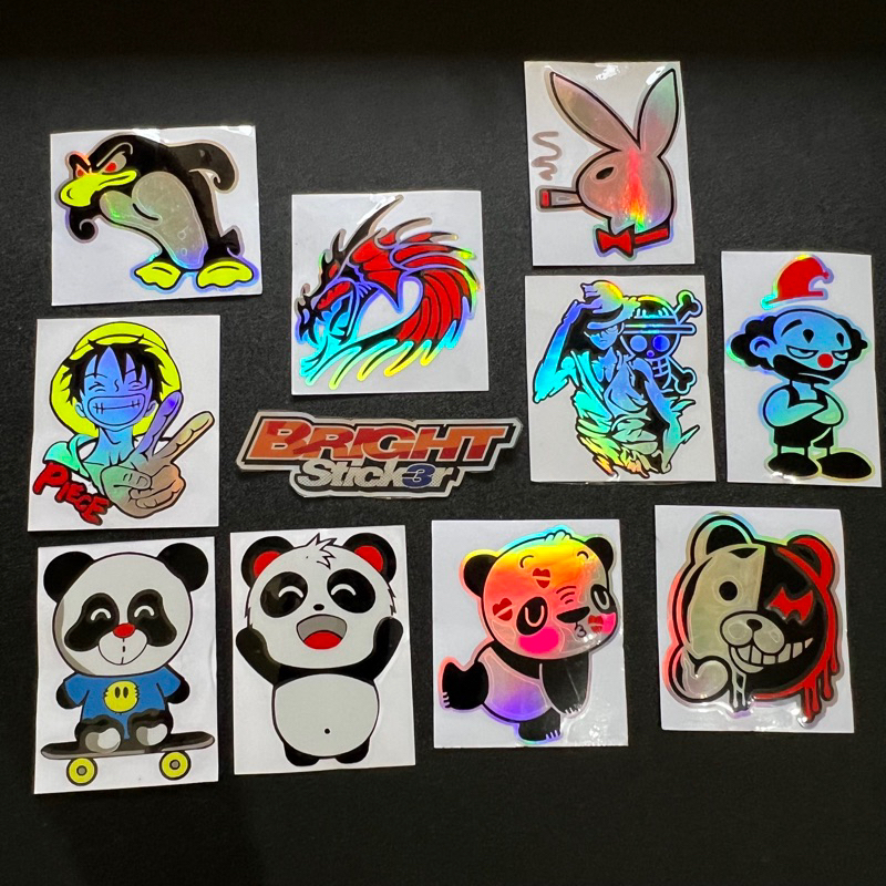 Jual Sticker Stiker PINGUIN NAGA PLAY BOY PANDA ONE PIECE BADUT Cutting ...