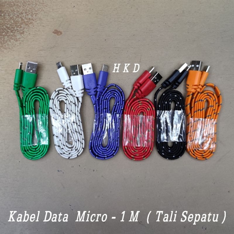 Jual KABEL DATA MODEL TALI SETRIKA MICRO USB ( UNIVERSAL ) | Shopee ...