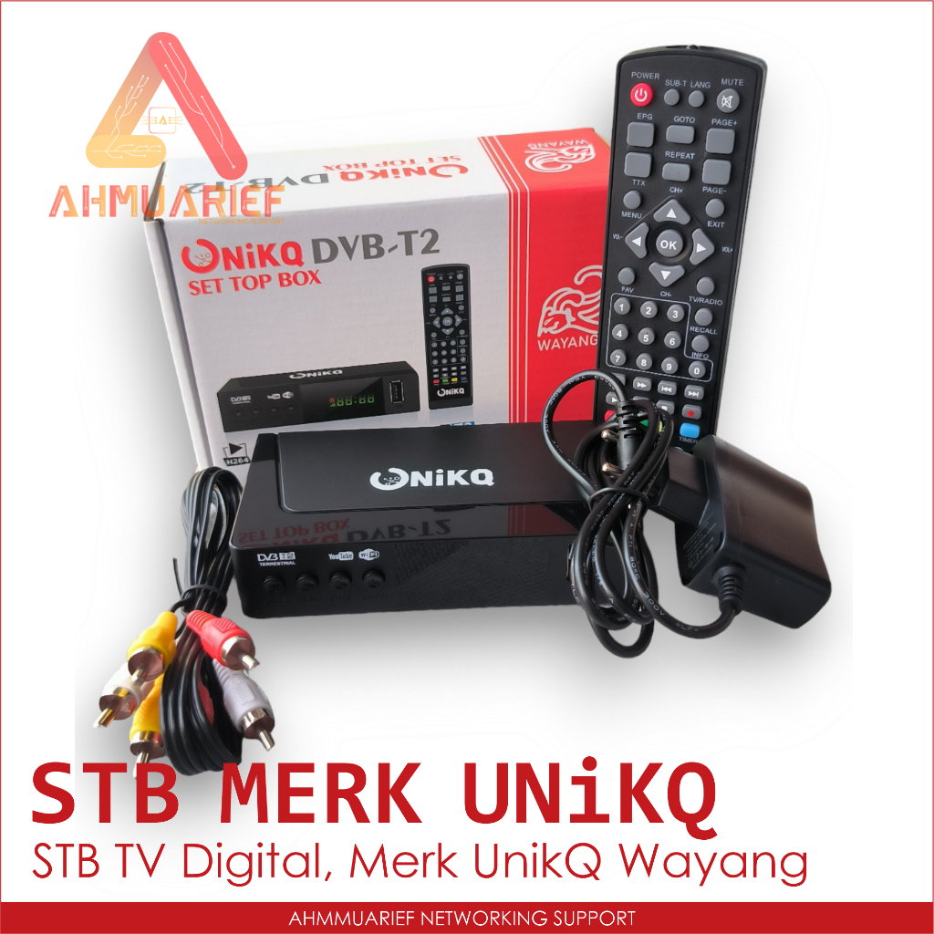 Jual PROMO - STB TV DIGITAL MERK UNIKQ SERI WAYANG TERRESTRIAL RECEIVER ...