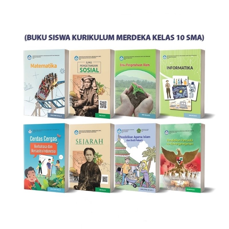 Jual Buku Paket Kelas 10 / X SMA Kurikulum Merdeka / Penggerak Kurikulum Merdeka 2021 ...