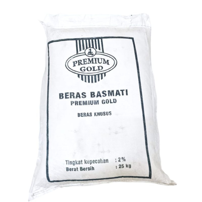 Jual Beras Basmati Premium Gold 1121 - Kemasan Asli 25 kg | Shopee ...