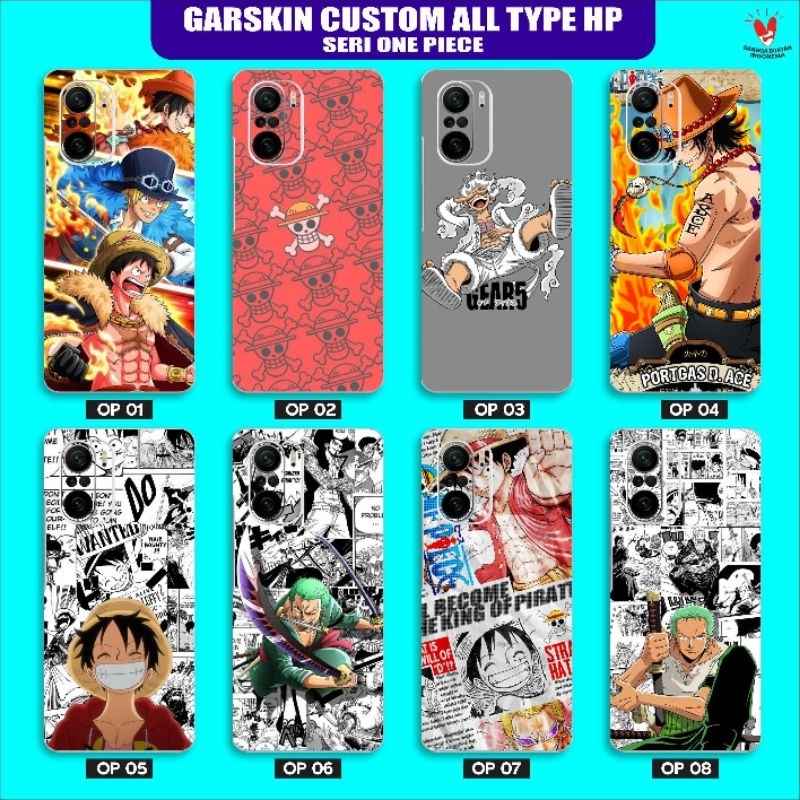 Jual Backskin Garskin Skin Custom ANIME ONE PIECE Luffy Onepiece Bisa ...