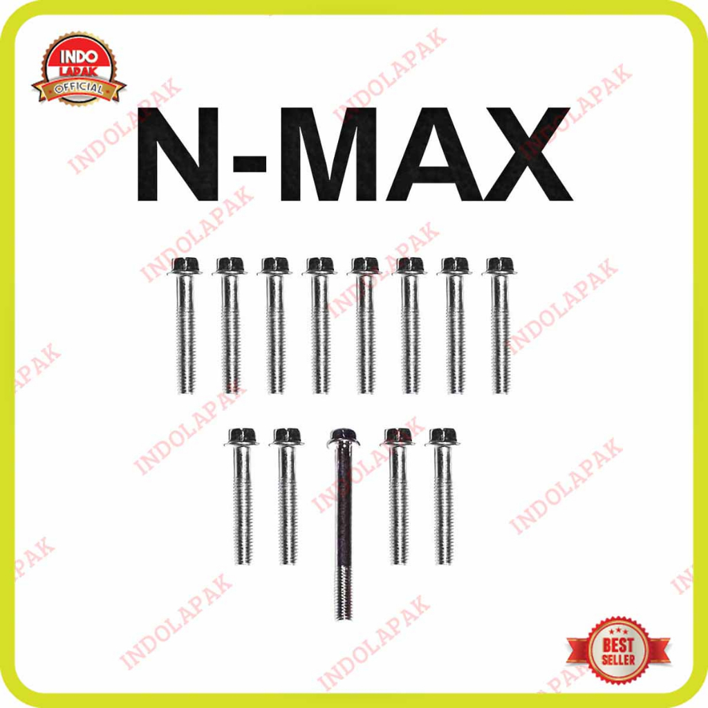 Jual 15 PCS Baut Baud Block Blok CVt Mesin Yamaha Mio J mio m3 Fino ...