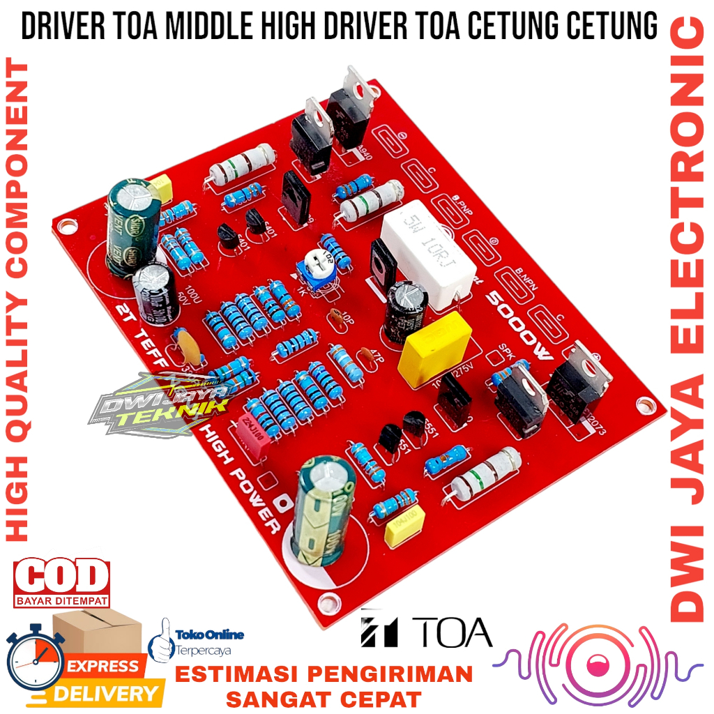 Jual Driver Power Amplifier TOA MIDEL HIGH DRIVER TOA CETUNG CETUNG ...