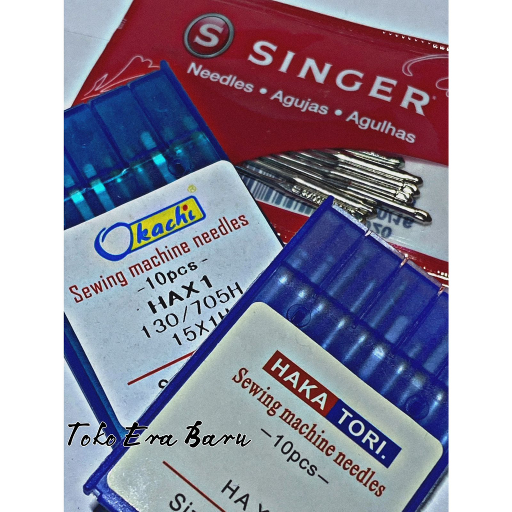 Jual JARUM MESIN JAHIT BUTTERFLY MERK SINGER DAN HAKATORI ORIGINAL ...