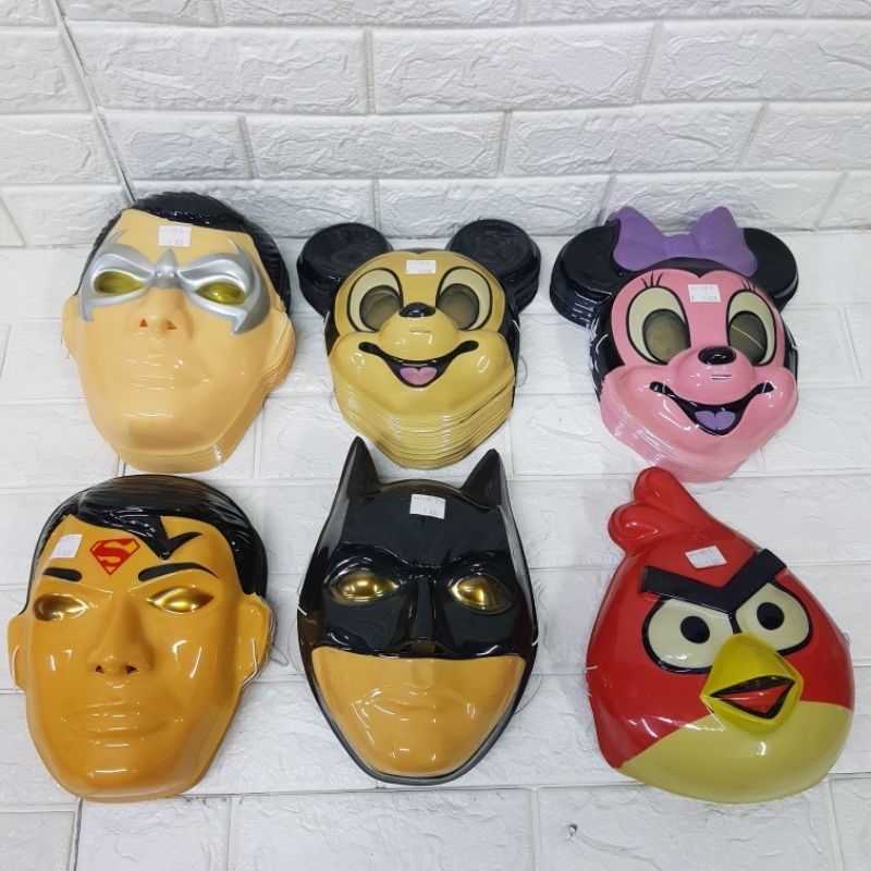 Jual SALE !!! TOPENG KARAKTER SUPERMAN / MICKEY / MINNIE / BATMAN ...