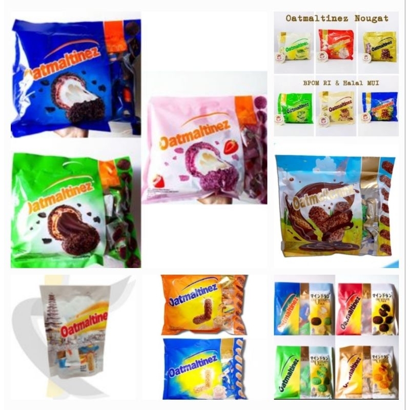 Jual oatmaltinez /oatmaltcrunz/oat choco/roka/ oatmaltinez ball ...