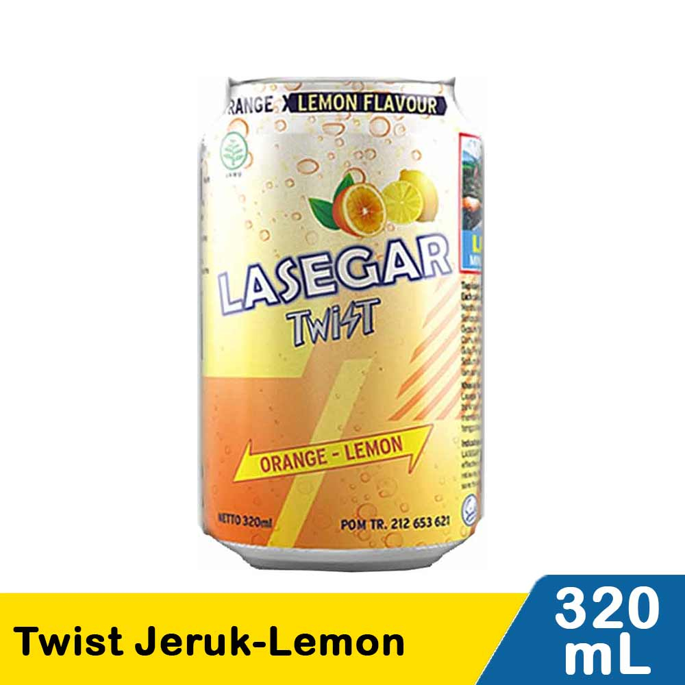 Jual LASEGAR TWIST RASA JERUK-LEMON,LASEGAR TWIST RASA LEMON 320 ML | Shopee Indonesia