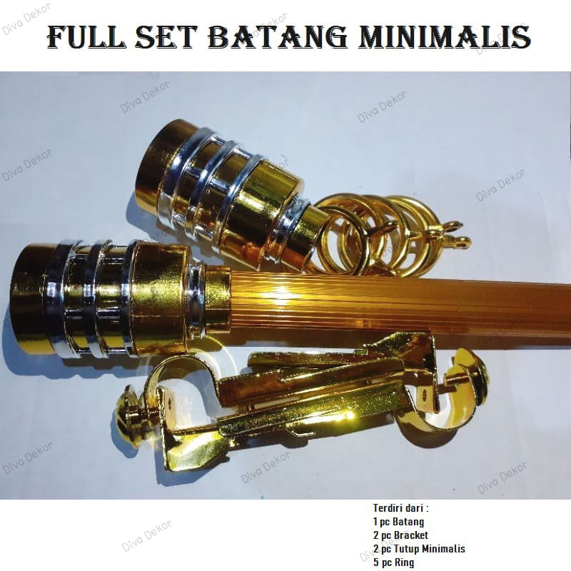 Jual Fullset Minimalis Batang Pipa Besi Gorden Gordyn Ukir Ulir Uril ...