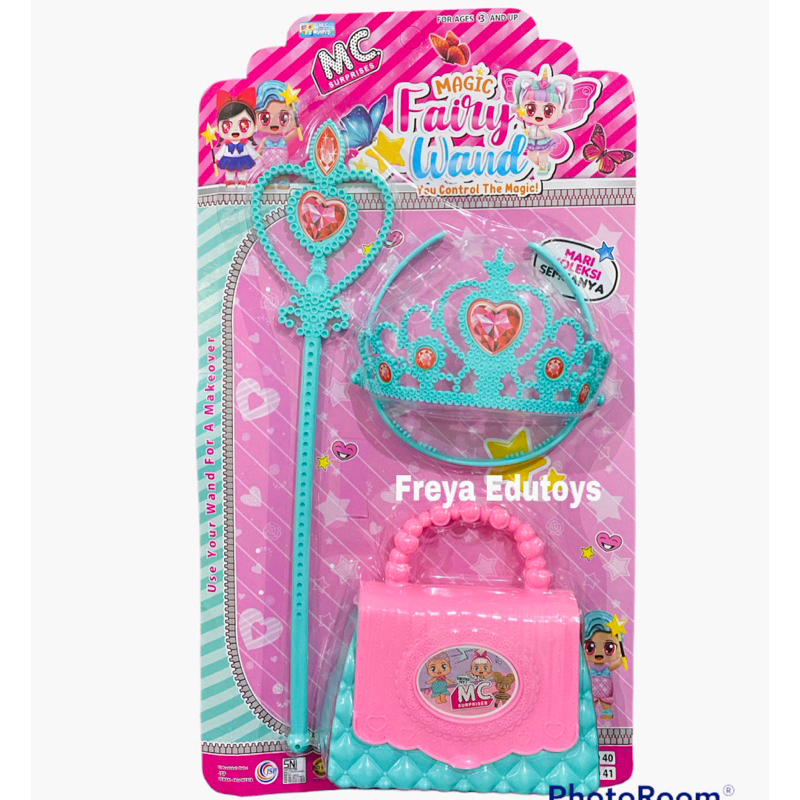 Jual Mainan Princess Peri Tongkat Tas Tiara Peri Princess | Shopee ...