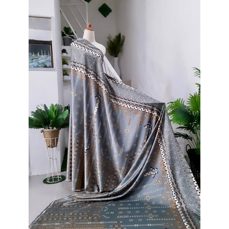 Jual Kain D_Silk Motif Aruna Ethnic (Harga 1 meter) | Shopee Indonesia