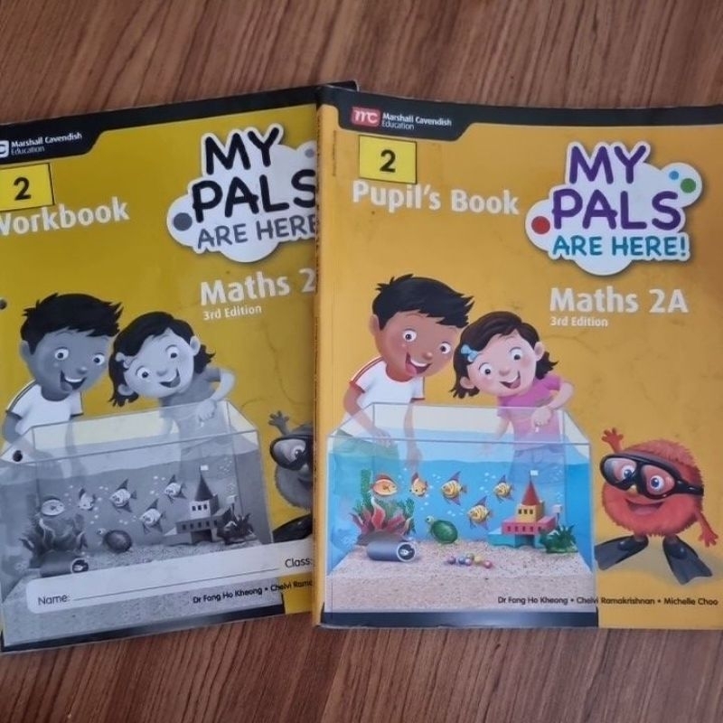 Jual MY PALS ARE HERE MATH 2A, 1set Pupil's book dan workbook | Shopee ...