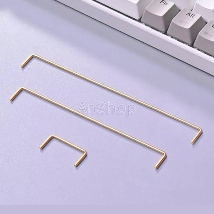 Jual Stabilizer wire Gold plated mechanical keyboard stabilizer ...