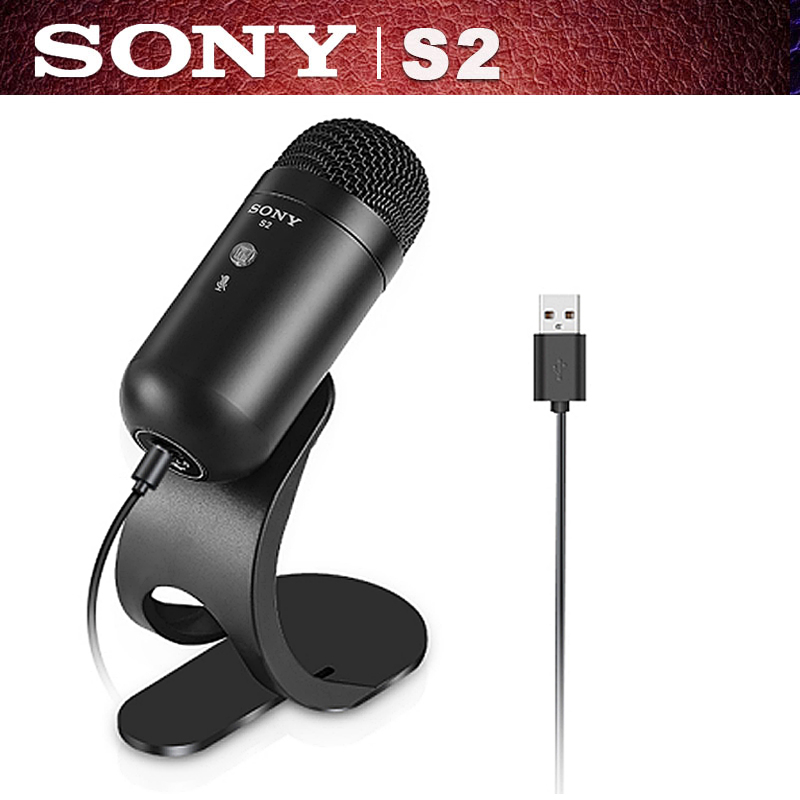 Jual sony/mic kondensor original S1/S2,microphone youtuber,mic ...