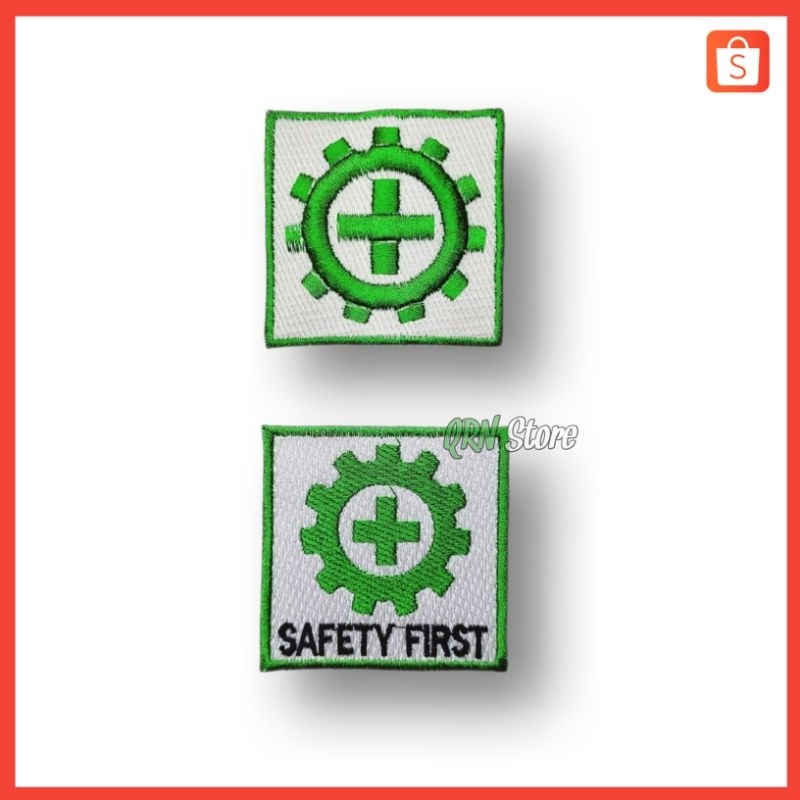 Jual Bet Badge K3 HSE Safety First - Full Bordir | Shopee Indonesia
