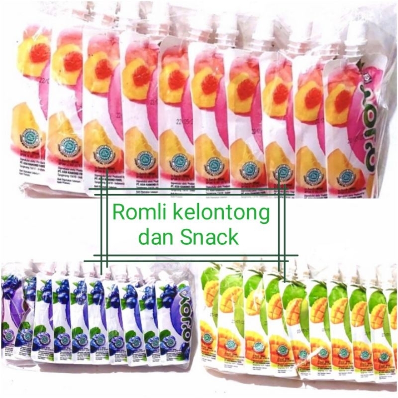 Jual Sidore Ojoy Jelly 85ml Minuman JELI Enak Manis 1Pak isi 10 Pcs O ...
