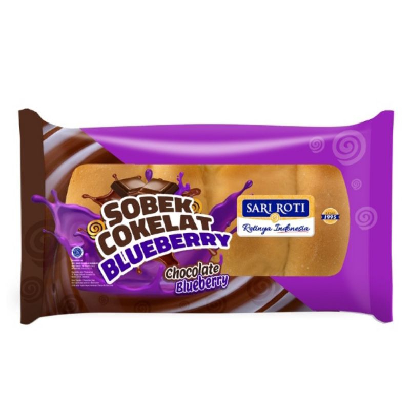 Jual Sari Roti - Roti Sobek Cokelat 214gr - SariRoti Sobek Coklat Keju ...