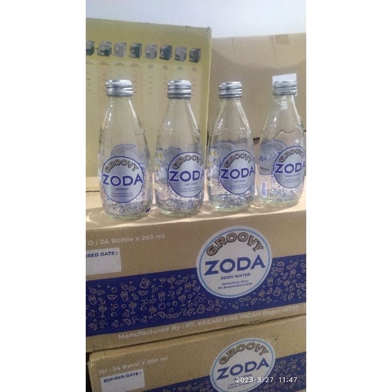 Jual botol kaca bekas ZODA ukuran 250ml | Shopee Indonesia
