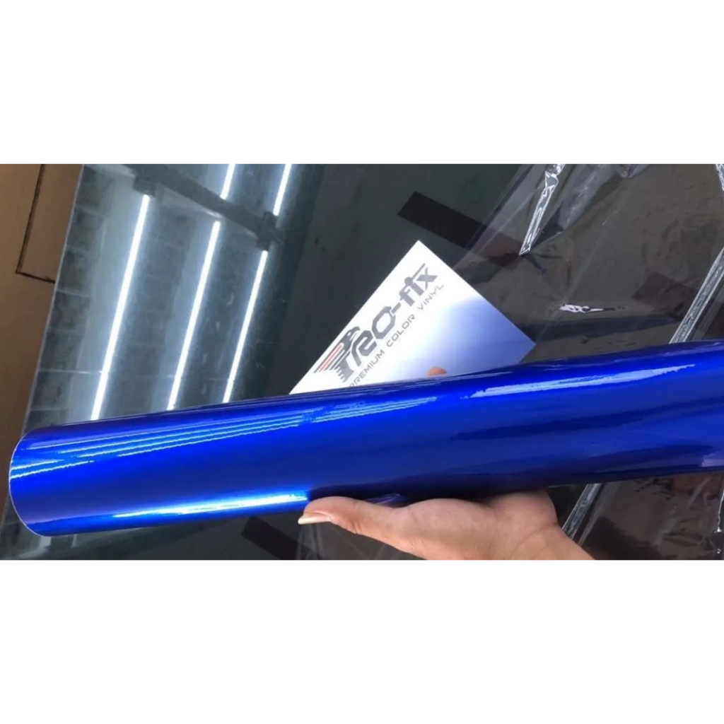 Jual Scotlite Skotlet Stiker Sticker biru blue metallic metalik candy ...