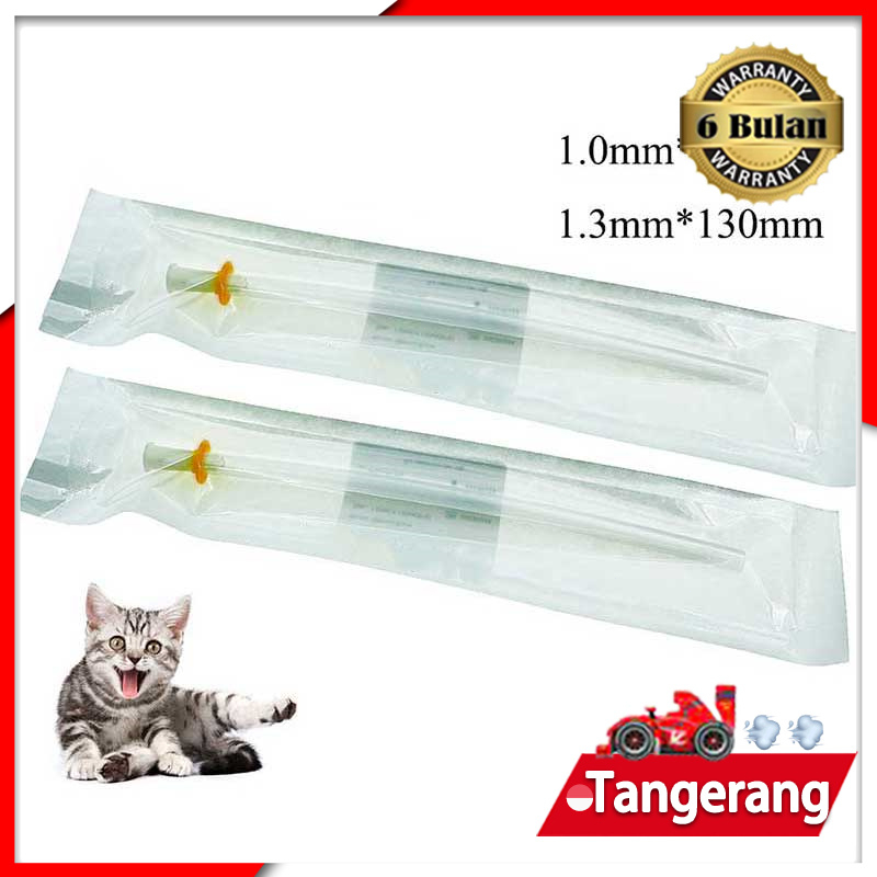 Jual Cat Catheter Kateter Urine Kucing Non Stylet 1.0x130mm/1.3x130mm ...
