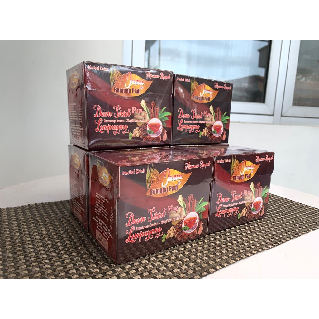 Jual Minuman Rempah Kesehatan Jamu Daun Sirsat Lempuyang Instan Rumpun ...