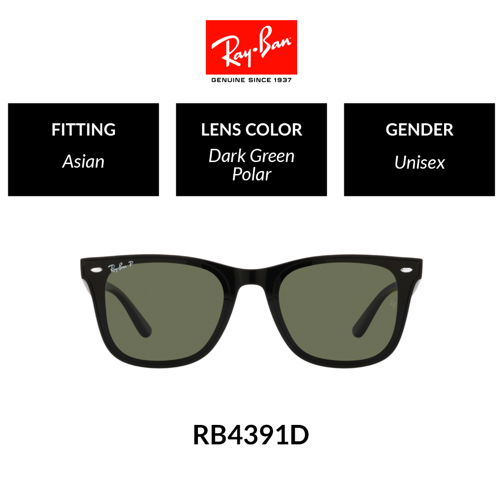 Jual RAY-BAN Polarized | RB4391D 601/9A | Asian Fitting | Sunglasses ...