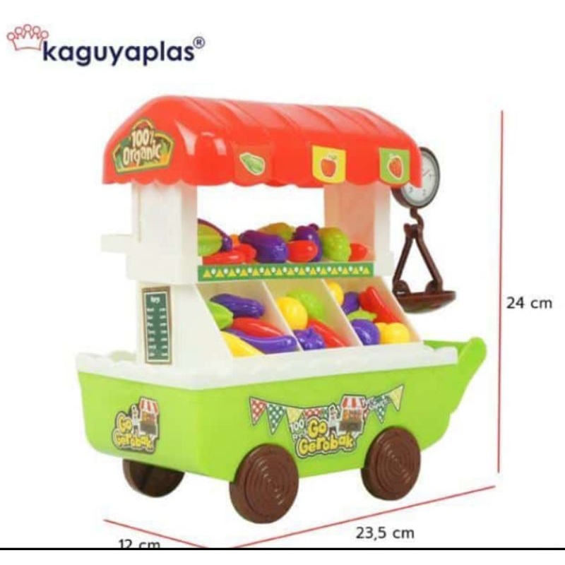 Jual KGP 17 MAINAN GEROBAK Buah buahan dan Sayur Sayuran lucu plus ...