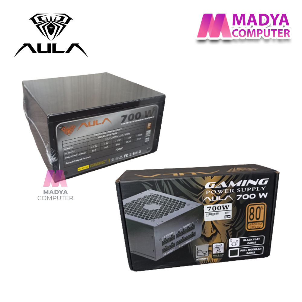 Jual PSU AULA RX4 700 Watt Full Modular 80% Customizable - Power Supply ...