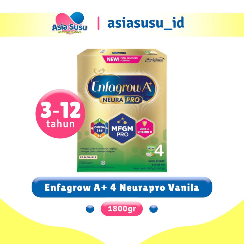 Jual ENFAGROW A+ 4 1800 GR VANILA NEURAPRO | Shopee Indonesia