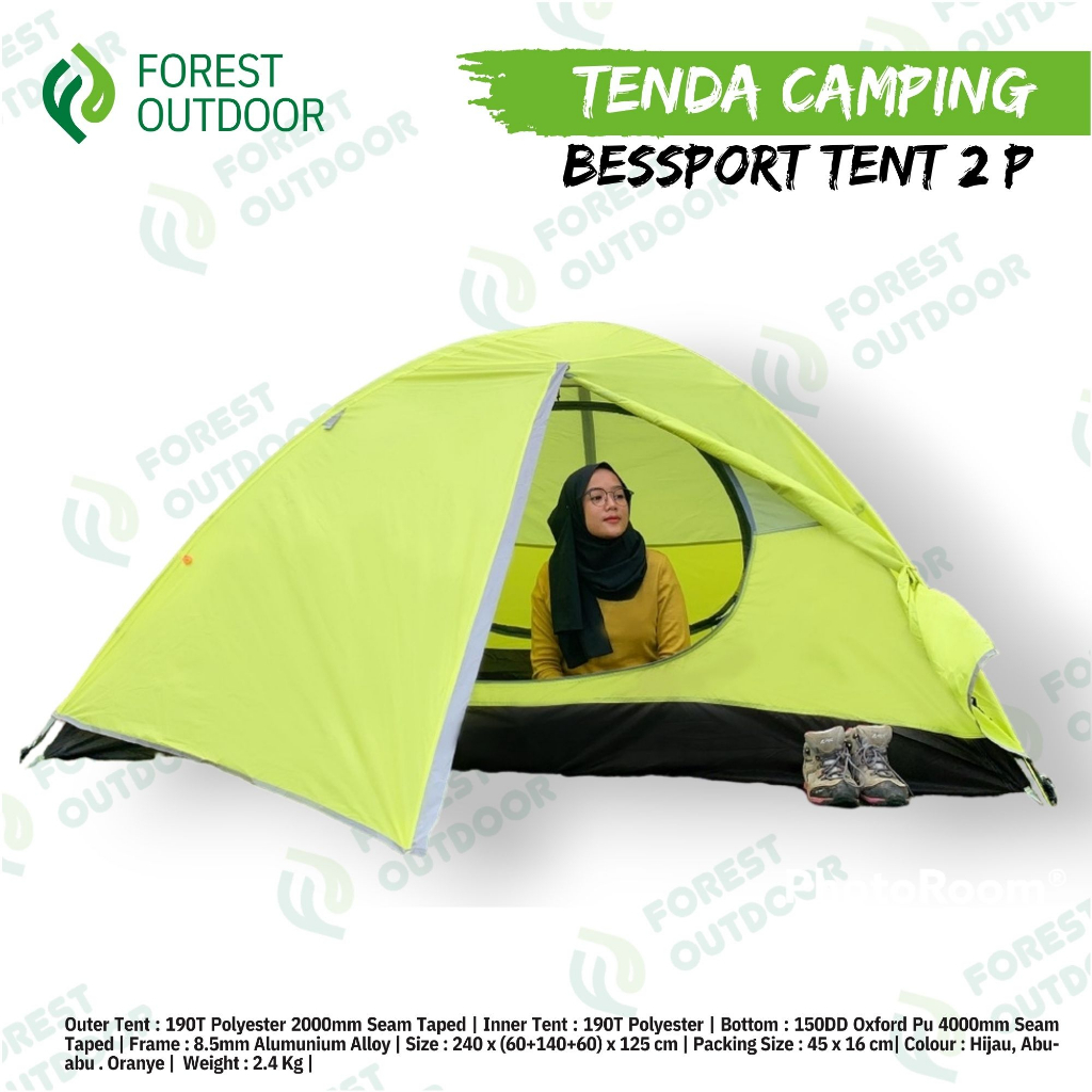 Jual Tenda Camping Bessport Tent - tenda camping kapasitas 2 orang ...