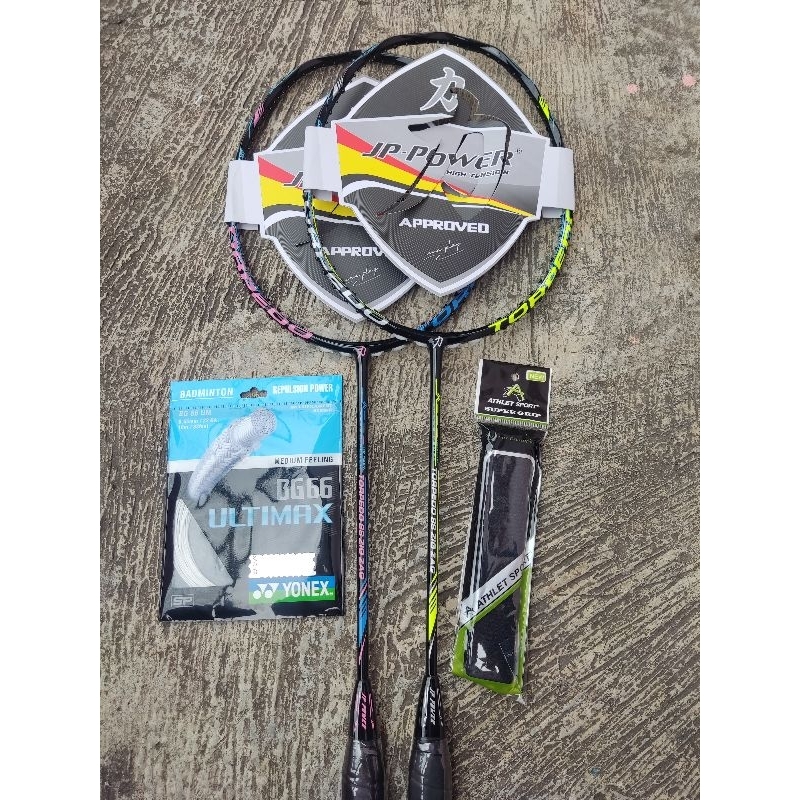 Jual RAKET BADMINTON JP-POWER NANOMAX TORPEDO 88 ZIGZAG ORIGINAL 82GR ...