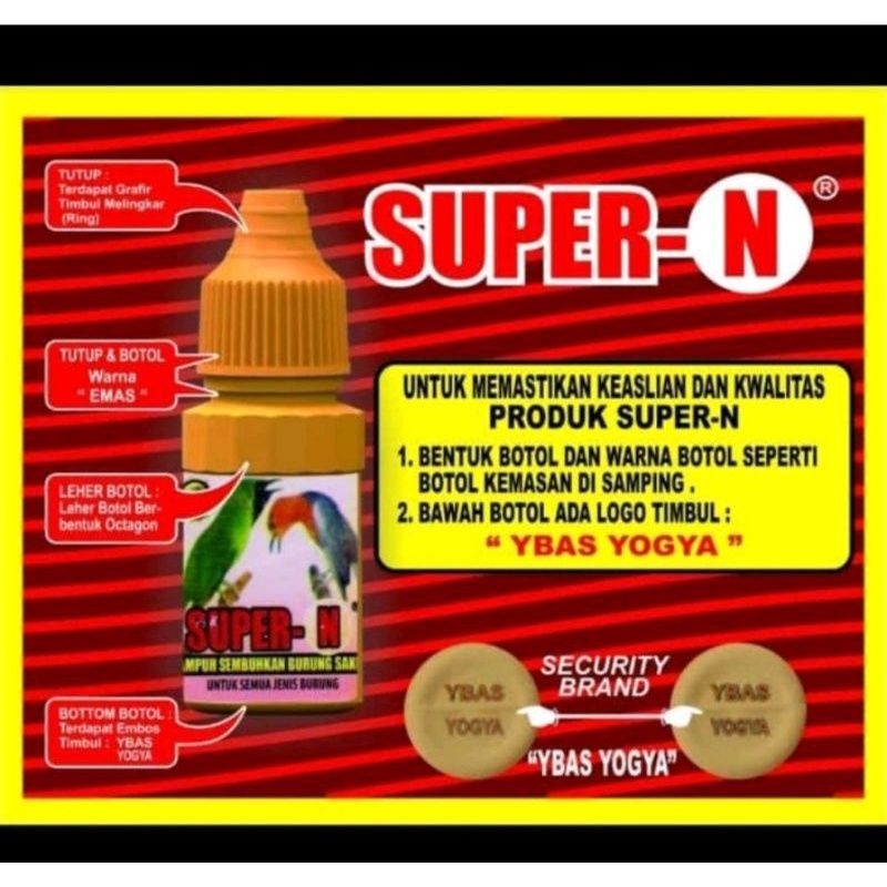 Jual Super N obat burung lesu snot nyilet | Shopee Indonesia