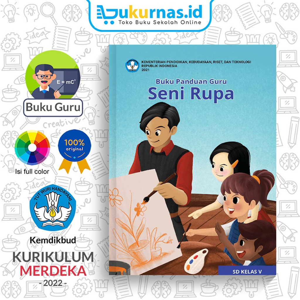 Jual Buku Panduan Guru Seni Rupa SD/MI Kelas 5 K-Merdeka | Shopee Indonesia